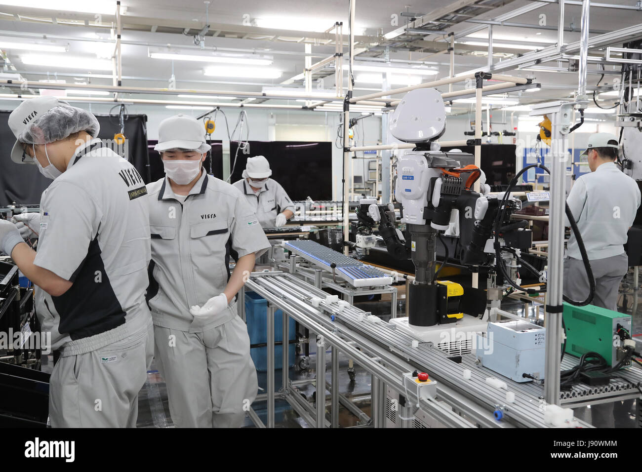 Utsunomiya, Japan. 31st May, 2017. Japan's electronics giant Panasonic ...