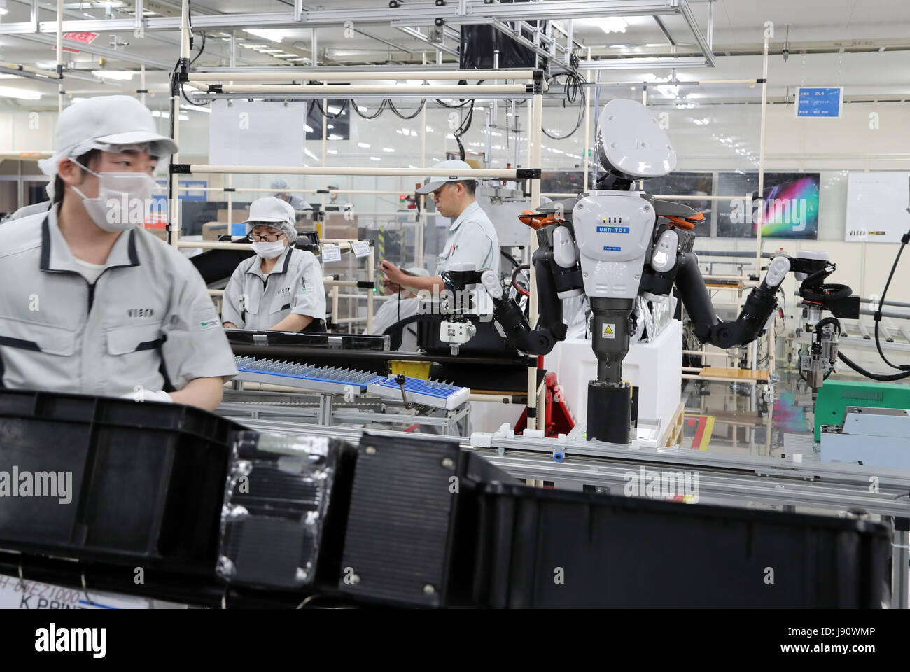 Utsunomiya, Japan. 31st May, 2017. Japan's electronics giant Panasonic ...