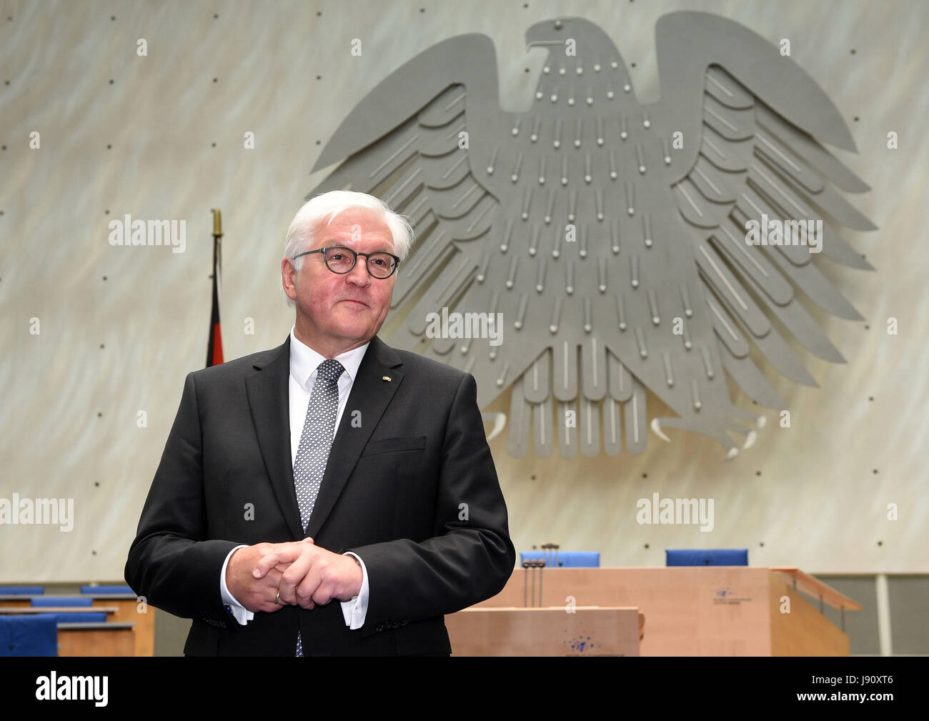 Bonn, Germany. 31st May, 2017. German President Frank-Walter Steinmeier ...