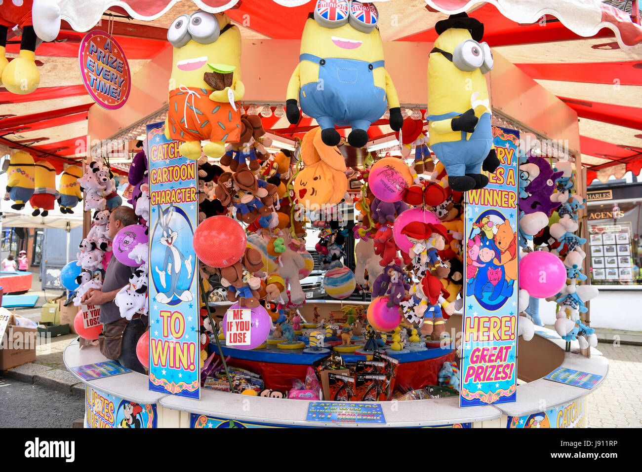 Candy floss stall funfair hi-res stock photography and images - Alamy