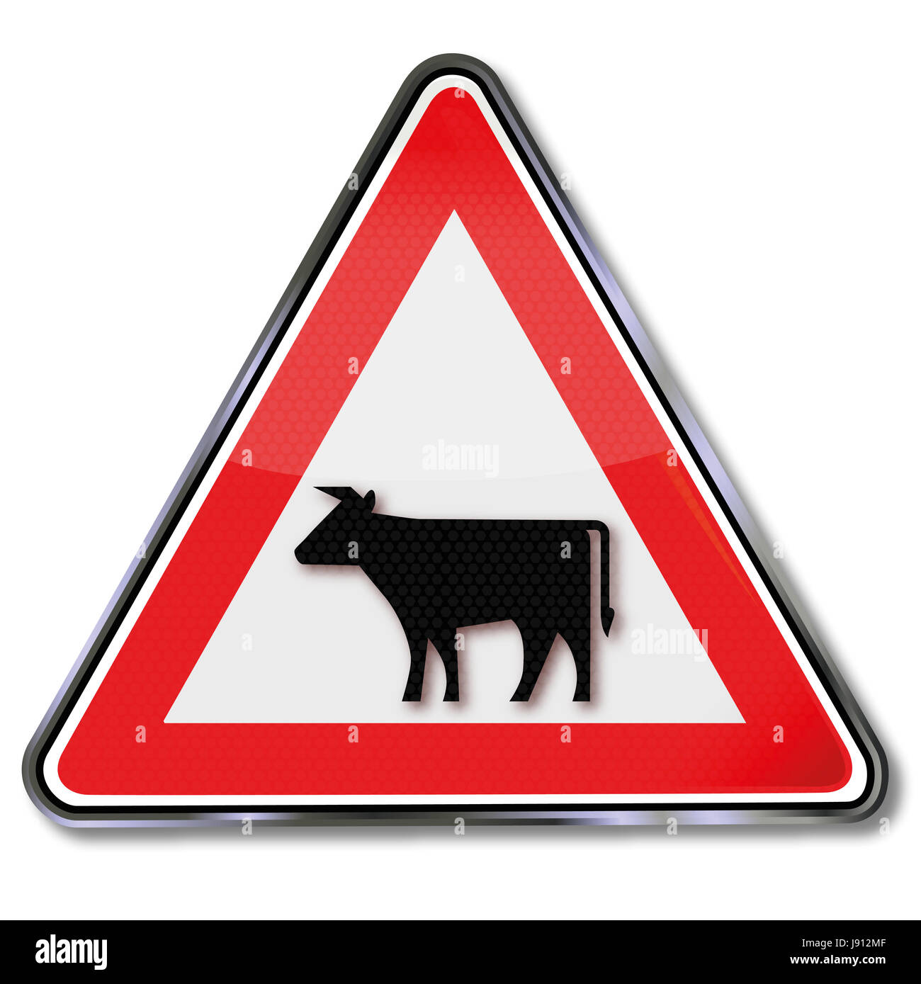 cow, herd, sign, signal, traffic sign, farmer, nature, sign, signal ...