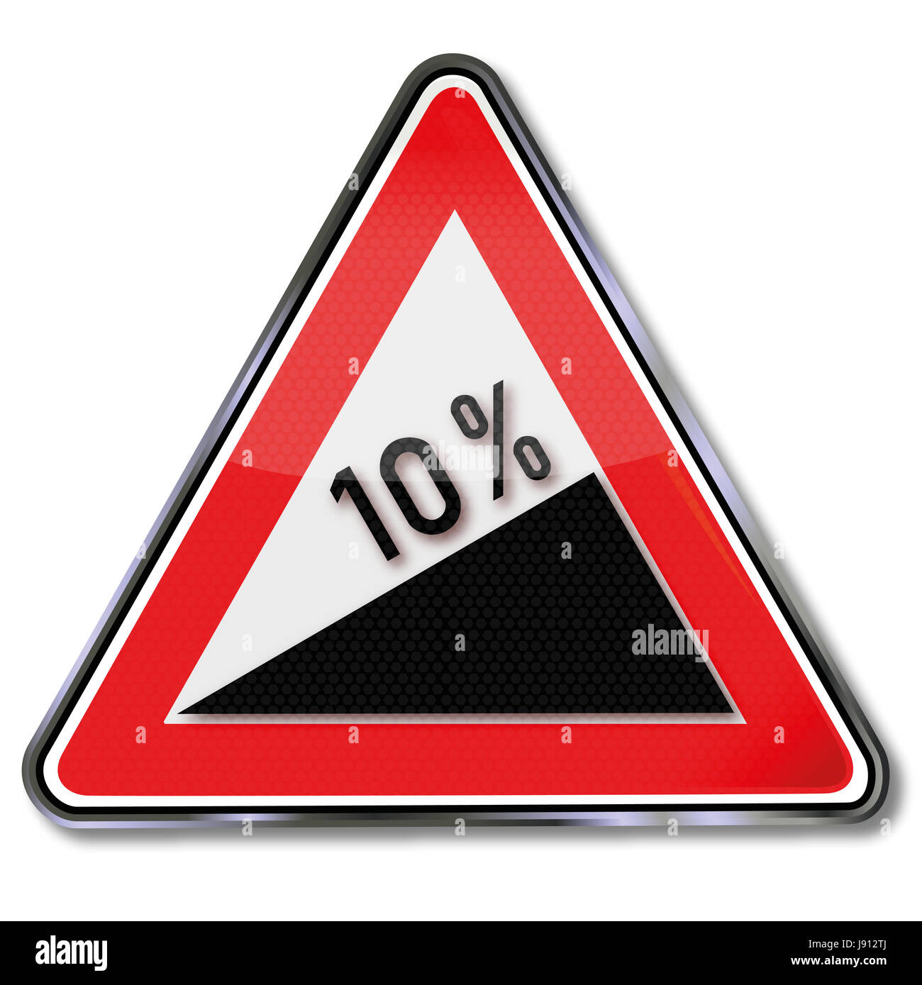10 percent gradient sign Cut Out Stock Images & Pictures - Alamy