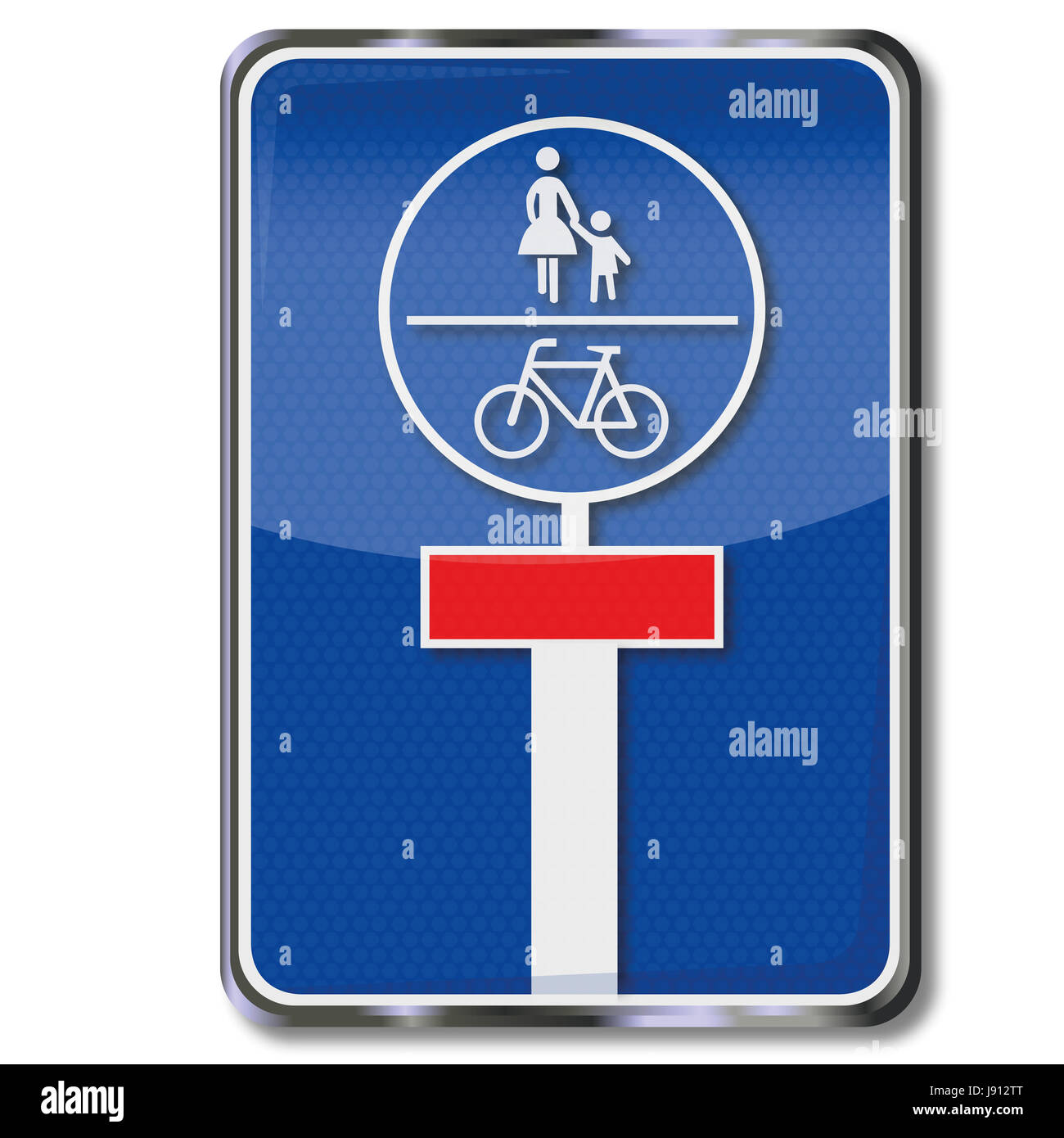biker, sign, signal, traffic sign, pedestrian, free, blind alley, sign ...