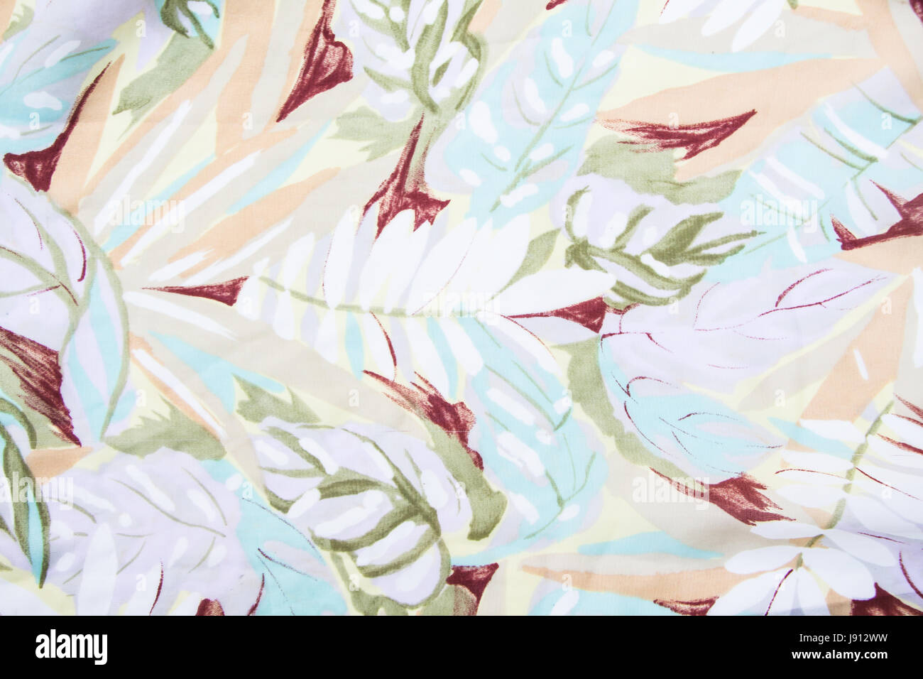 wale of fabric flowers in beautiful floral pattern Stock Photo - Alamy