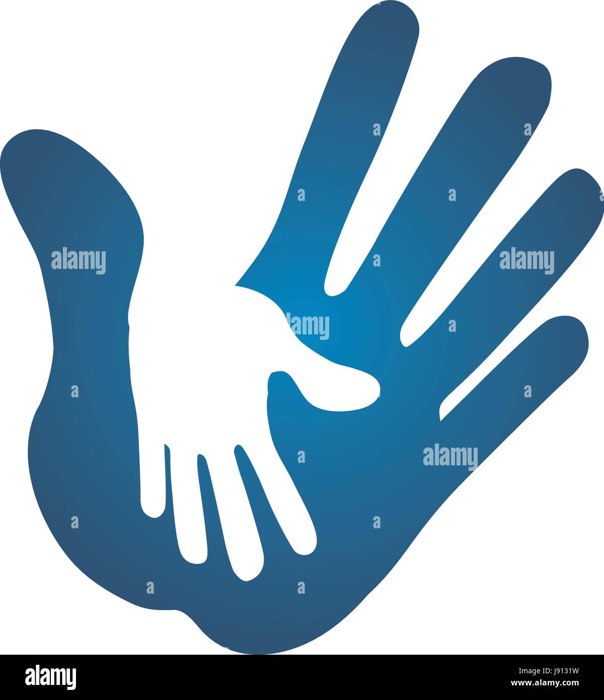 Outstretched hand symbol Stock Vector Image & Art - Alamy