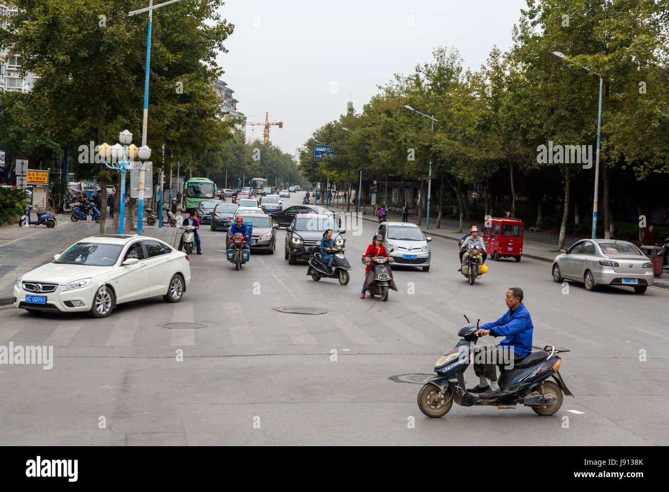 Chinese intersection hi-res stock photography and images - Alamy