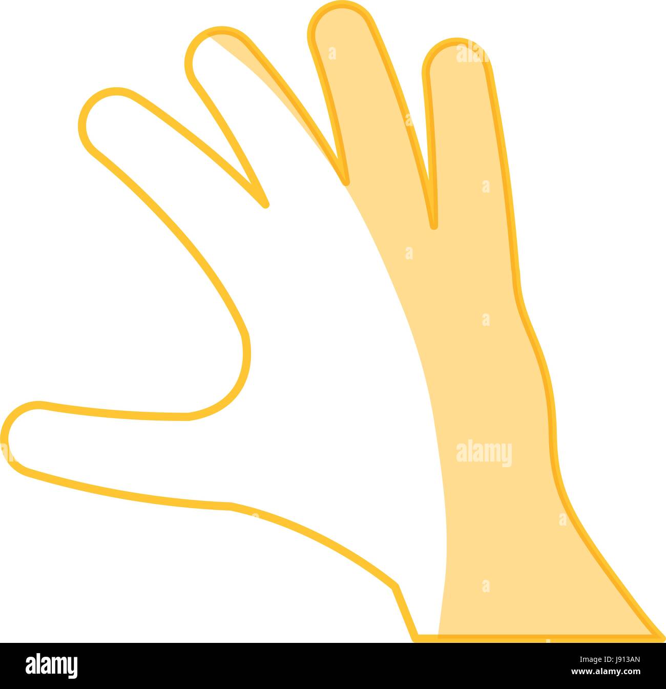 Outstretched hand symbol Stock Vector Image & Art - Alamy