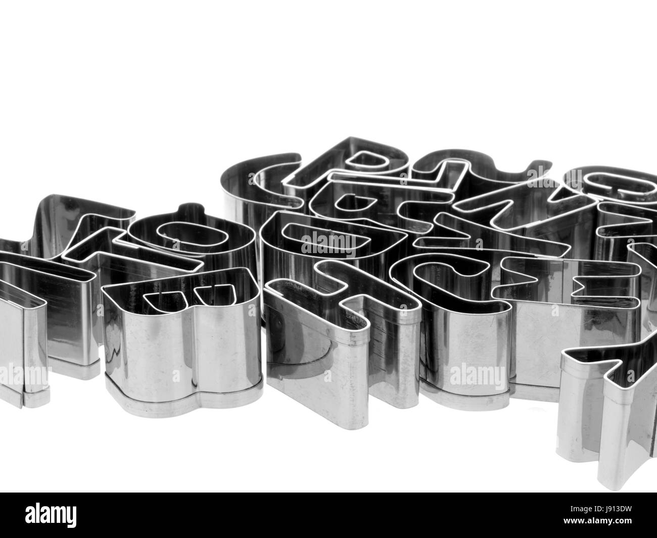 metal, shape, tin, letter, cookie, text, cutter, alphabet, cutout ...