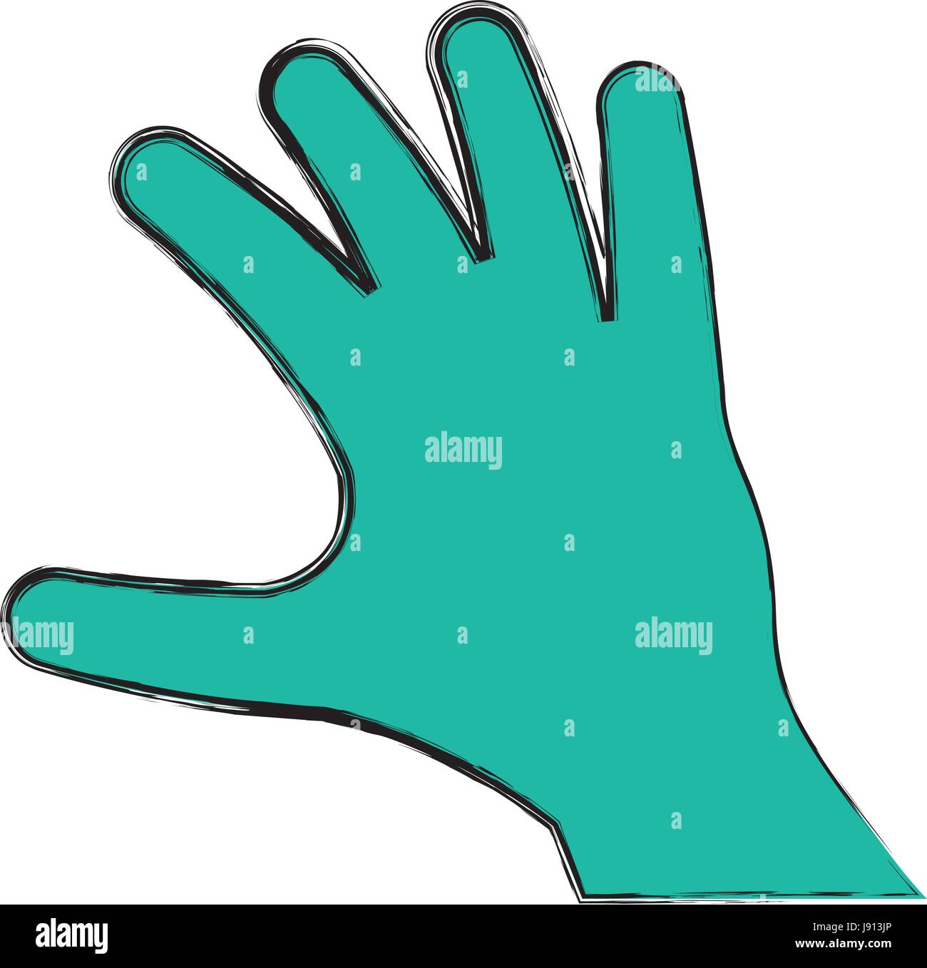 Outstretched hand symbol Stock Vector Image & Art - Alamy