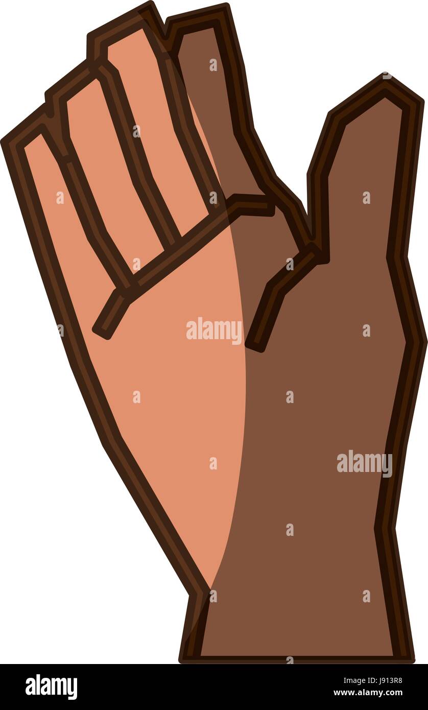Outstretched hand symbol Stock Vector Image & Art - Alamy