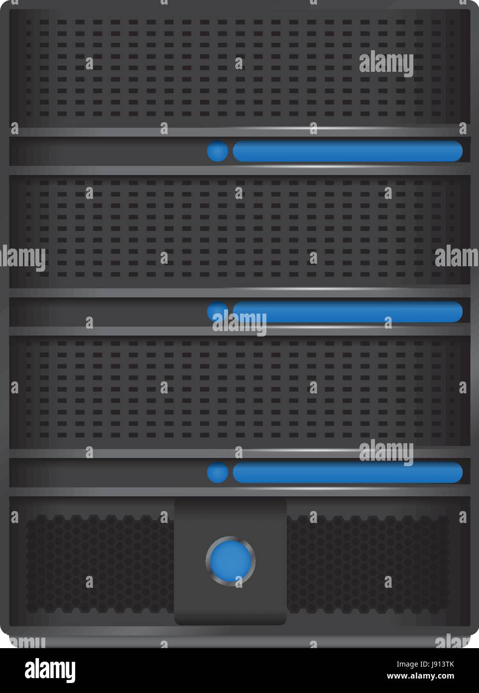 Storage database tower Stock Vector Image & Art - Alamy