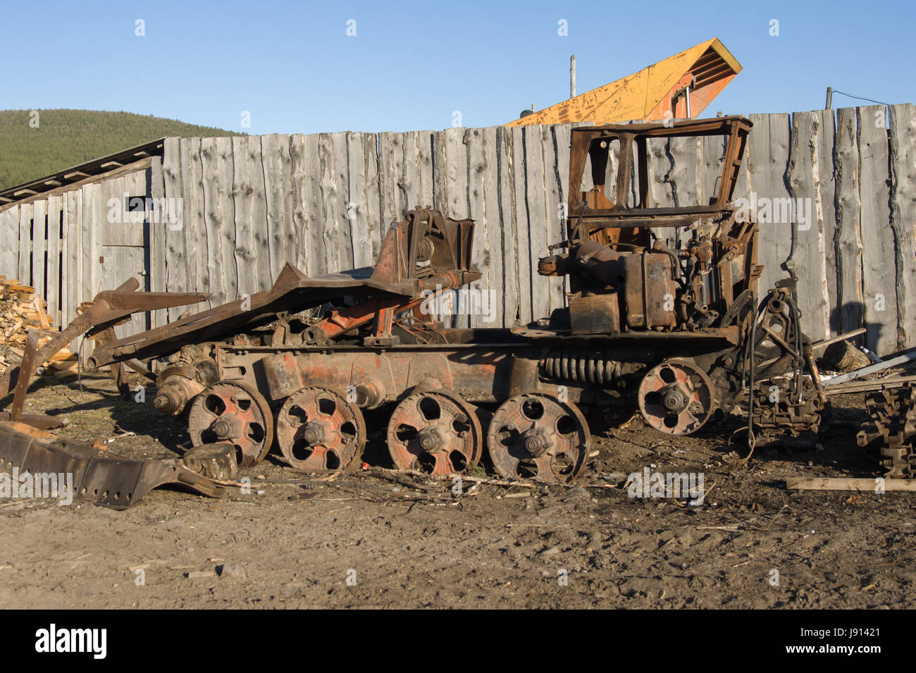 Broken tractor hi-res stock photography and images - Alamy