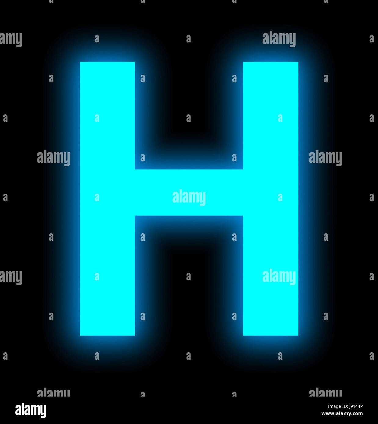 Blue Letter H