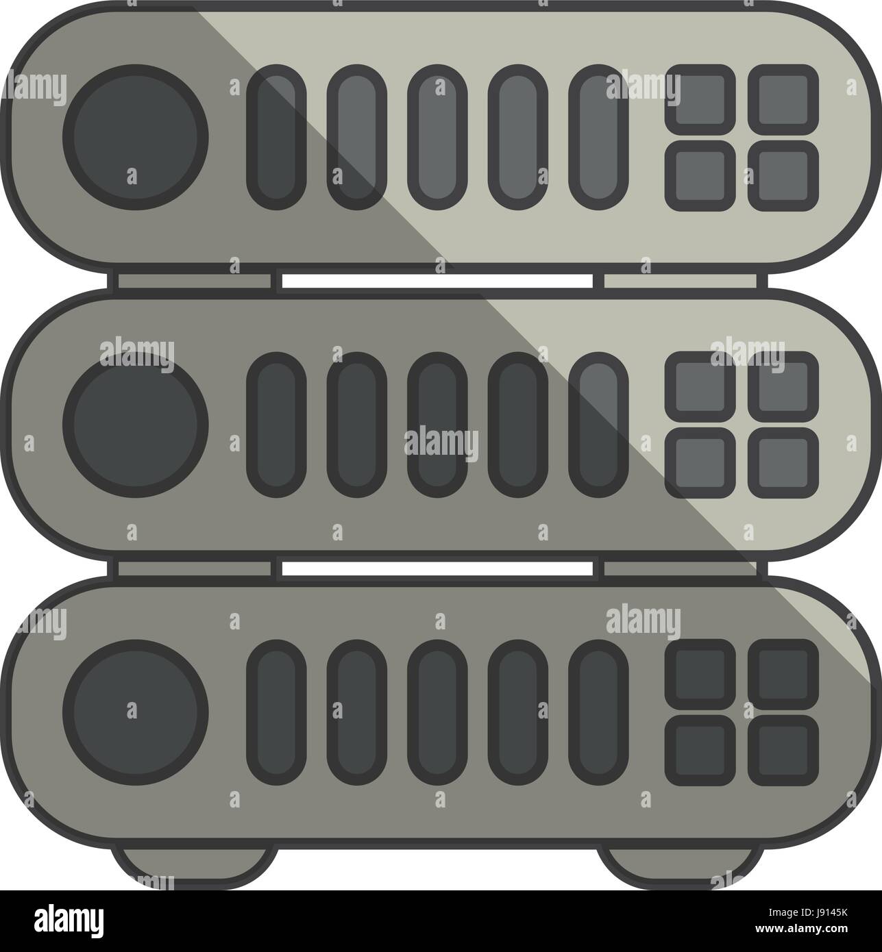 Storage database tower Stock Vector Image & Art - Alamy