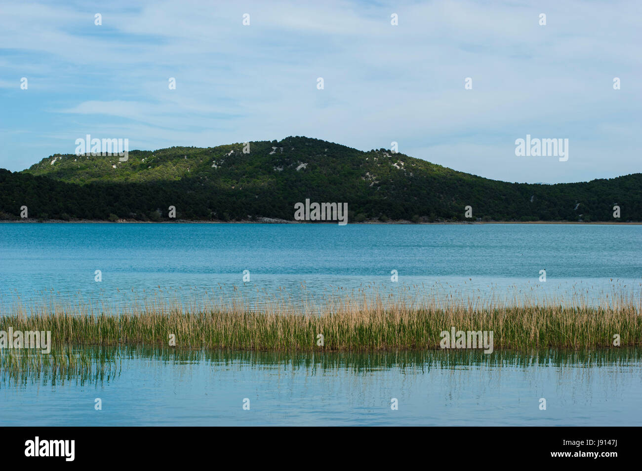 The freshwater natural reservoir Lake Beysehir, Southwestern Turkey ...