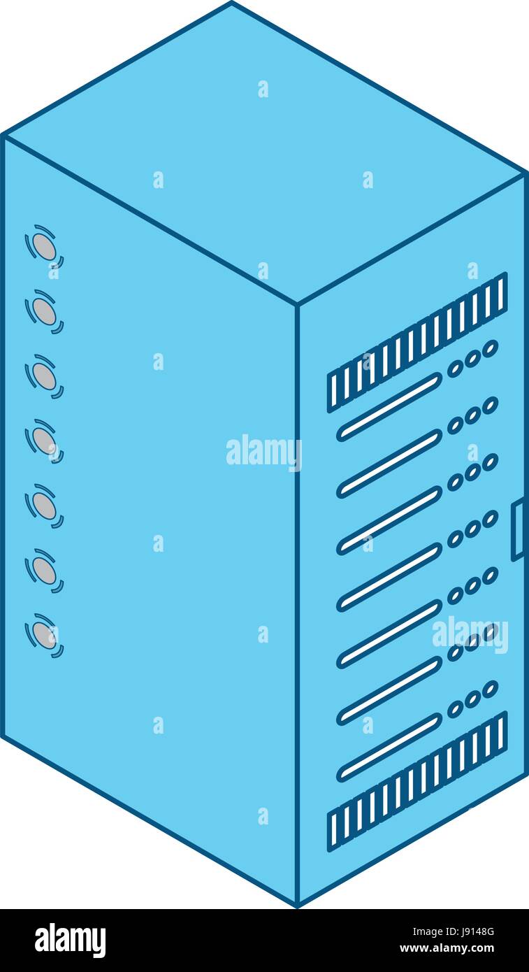 Storage database tower Stock Vector Image & Art - Alamy