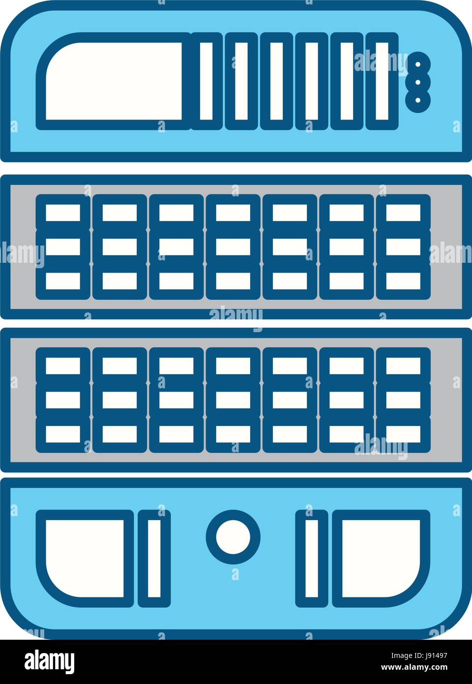 Storage database tower Stock Vector Image & Art - Alamy