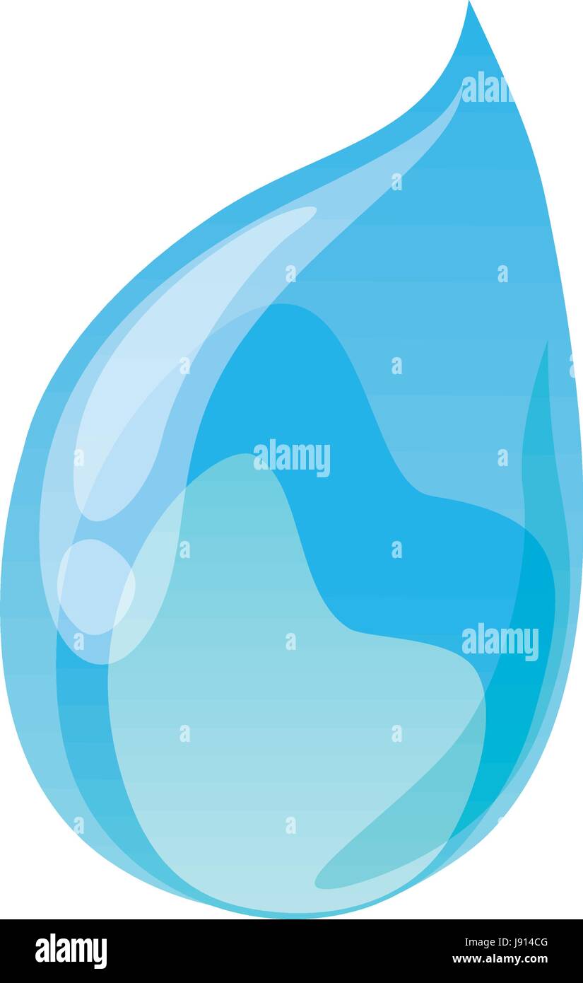 Blue water drop Stock Vector Image & Art - Alamy