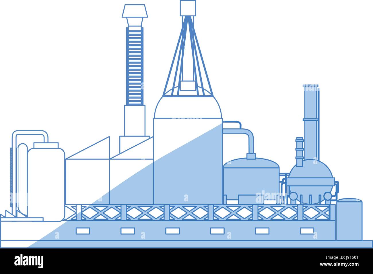 Industrial plant machinery Stock Vector Image & Art - Alamy