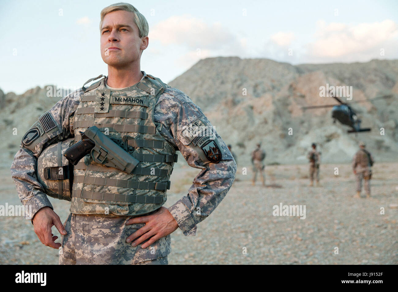 WAR MACHINE, Brad Pitt, 2017. ph: Francois Duhamel/©Netflix/courtesy ...
