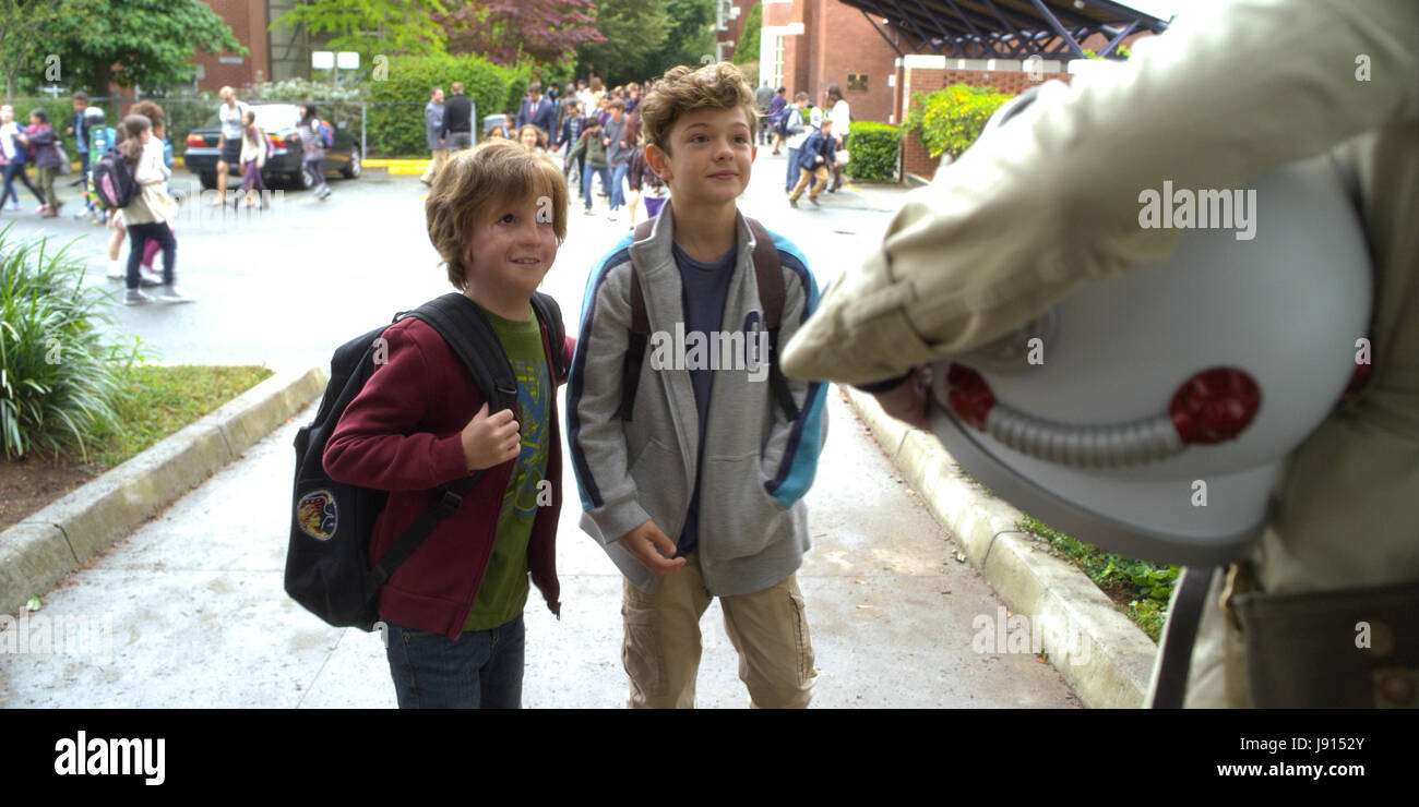 WONDER, from left, Jacob Tremblay, Noah Jupe, 2017. ph: Dale Robinette ...