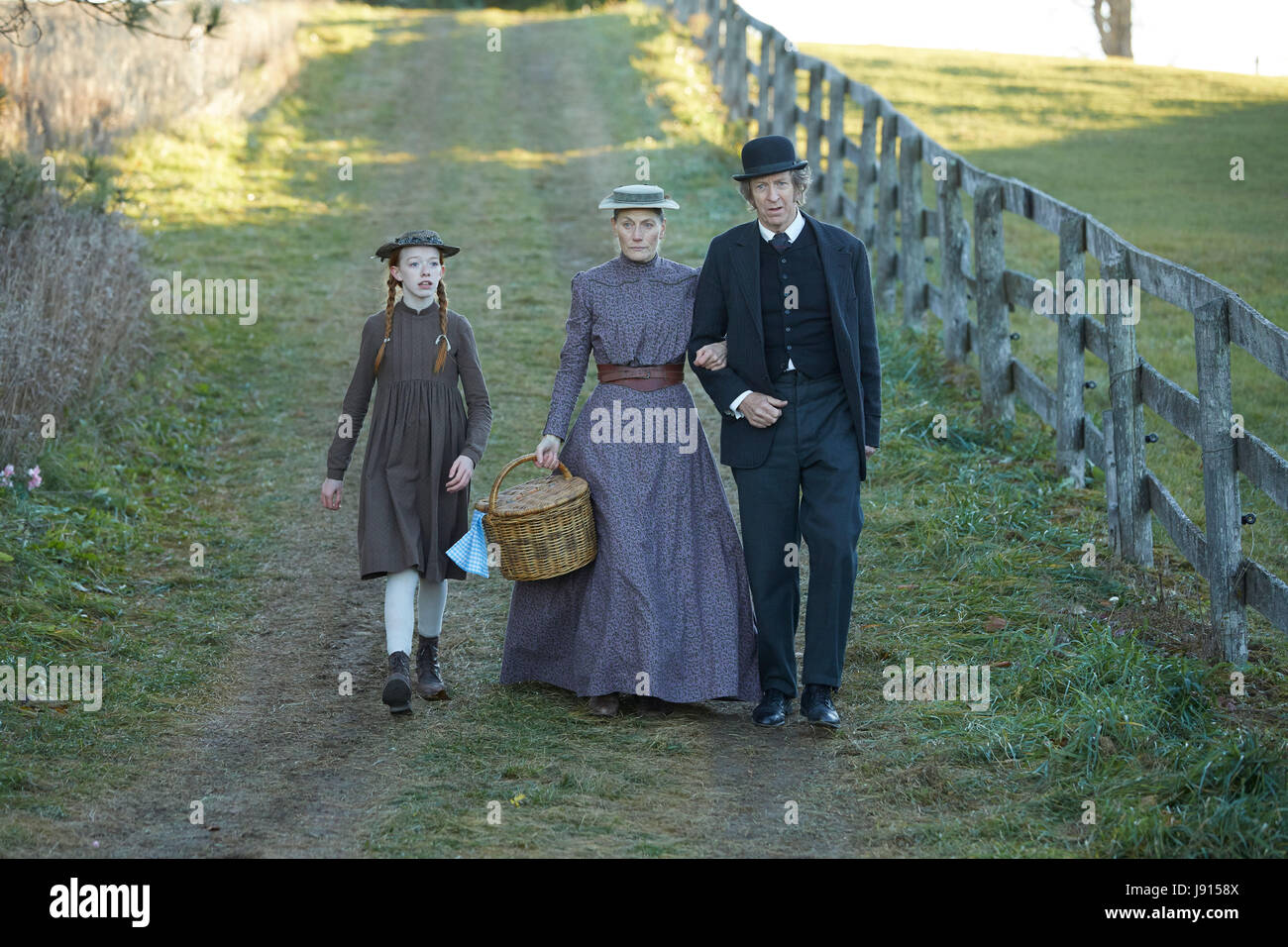 ANNE WITH AN E, aka ANNE, (from left): Amybeth McNulty, Geraldine James ...