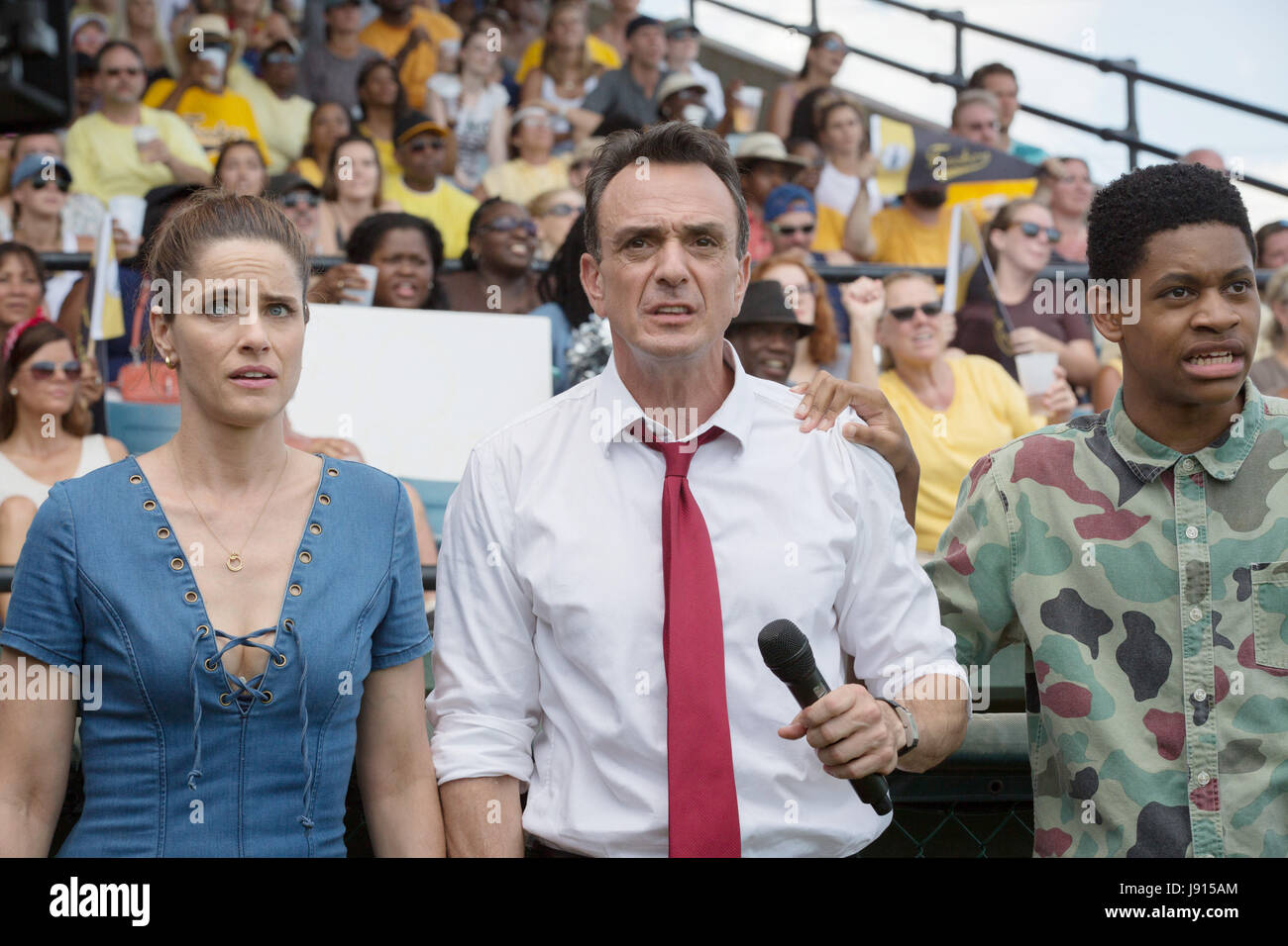 BROCKMIRE, (from left): Amanda Peet, Hank Azaria, Tyrel Jackson ...