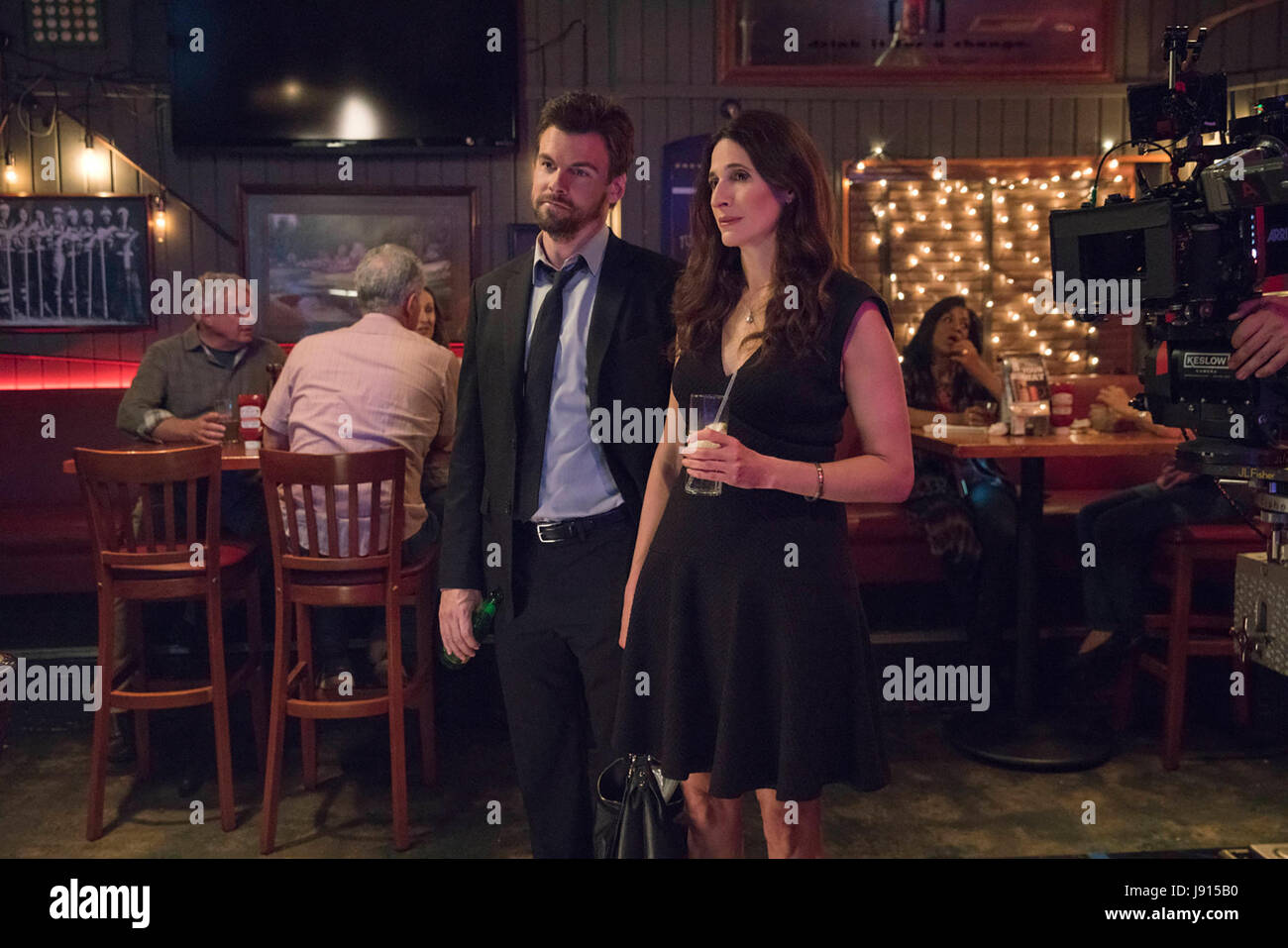 CASUAL, (from left): Tommy Dewey, Michaela Watkins, 'Things To Do in Burbank When You're Dead ...