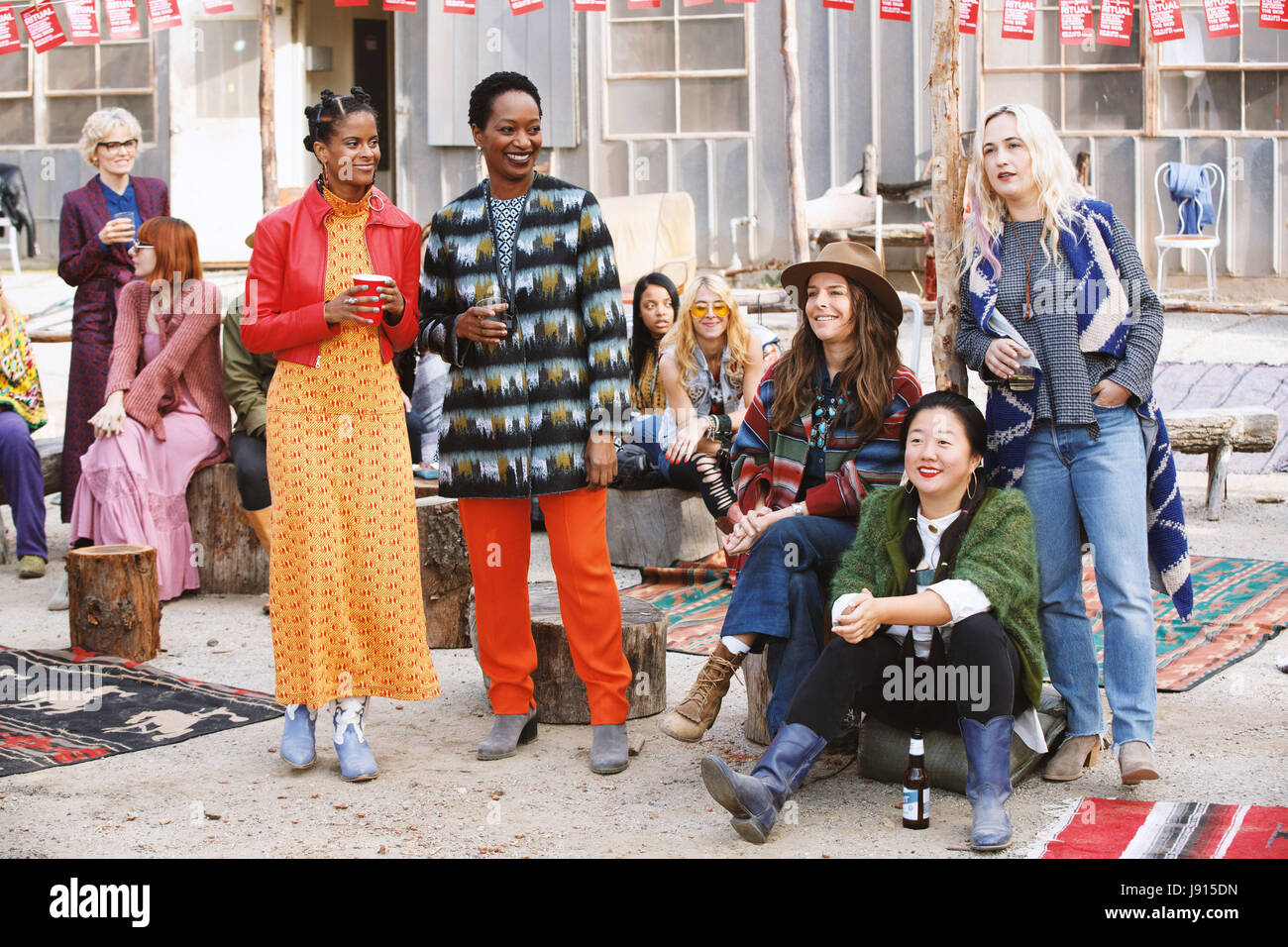 I LOVE DICK, Gabrielle Maiden (left), Lily Mojekwu (2nd from left ...