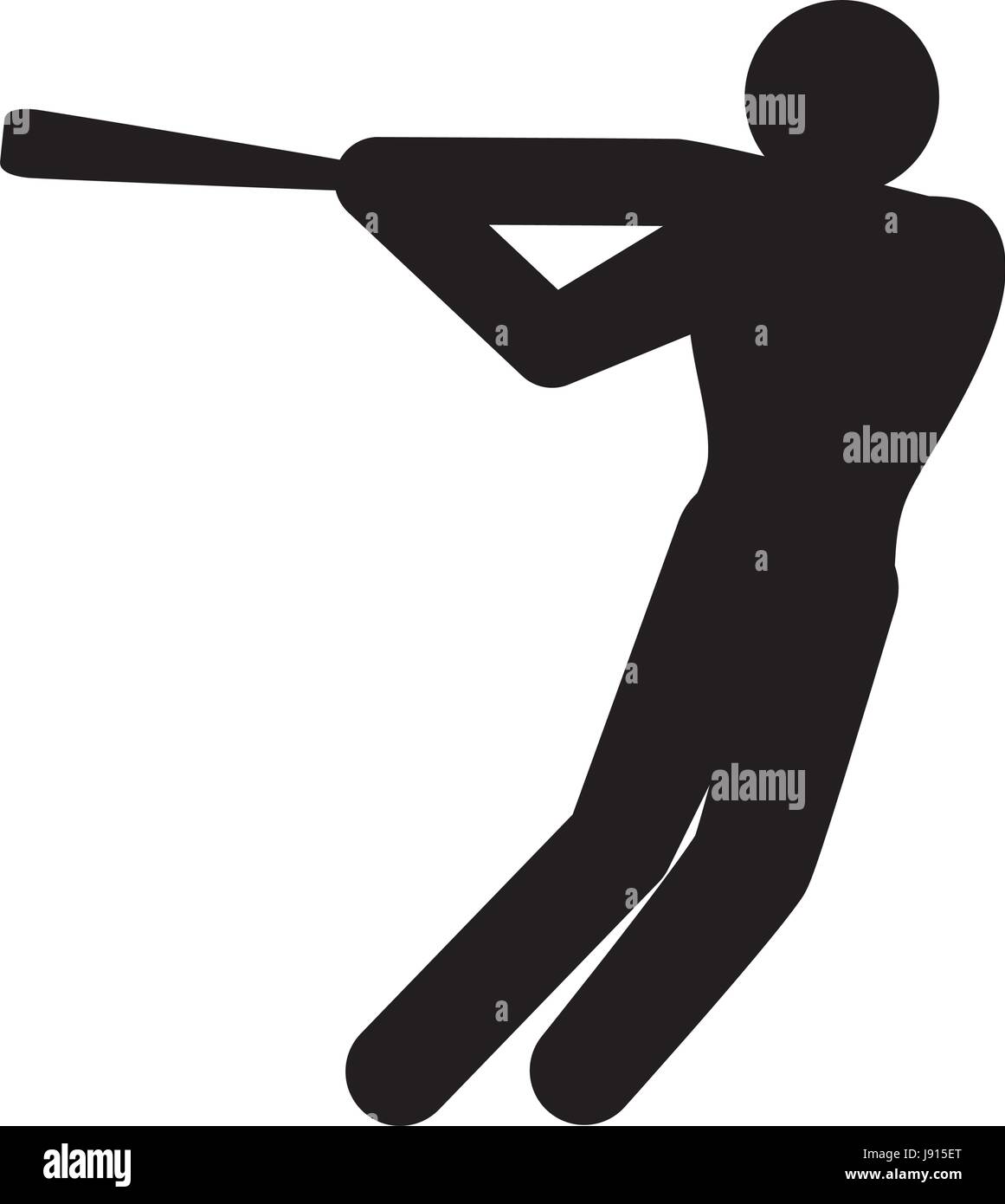 Baseball player pictogram Stock Vector Image & Art - Alamy
