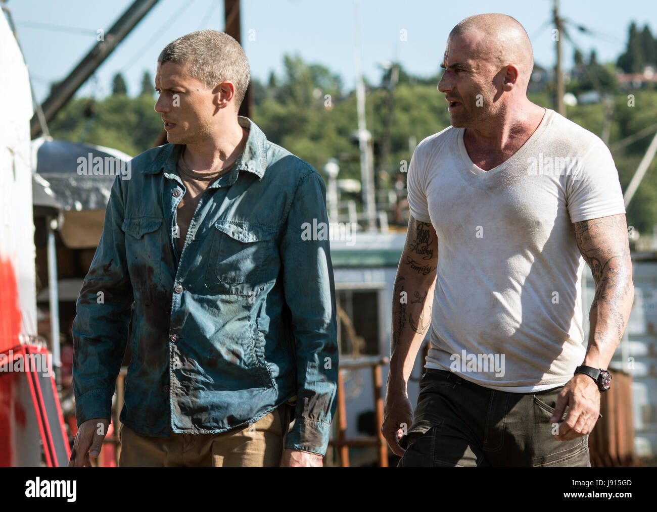 PRISON BREAK: SEQUEL, (aka PRISON BREAK: RESURRECTION), from left ...
