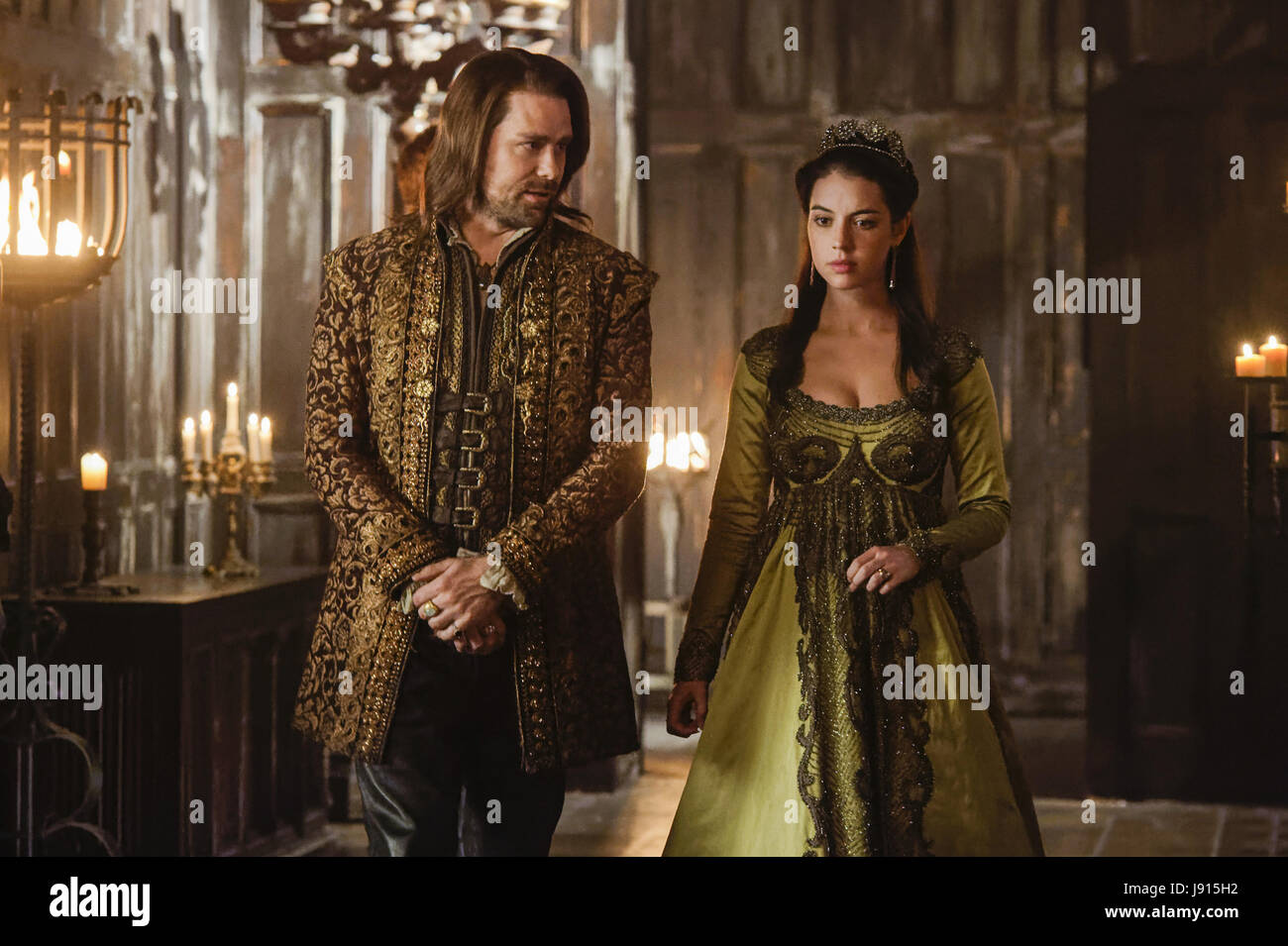 REIGN, (from left): Andrew Shaver, Adelaide Kane, 'The Shakedown ...