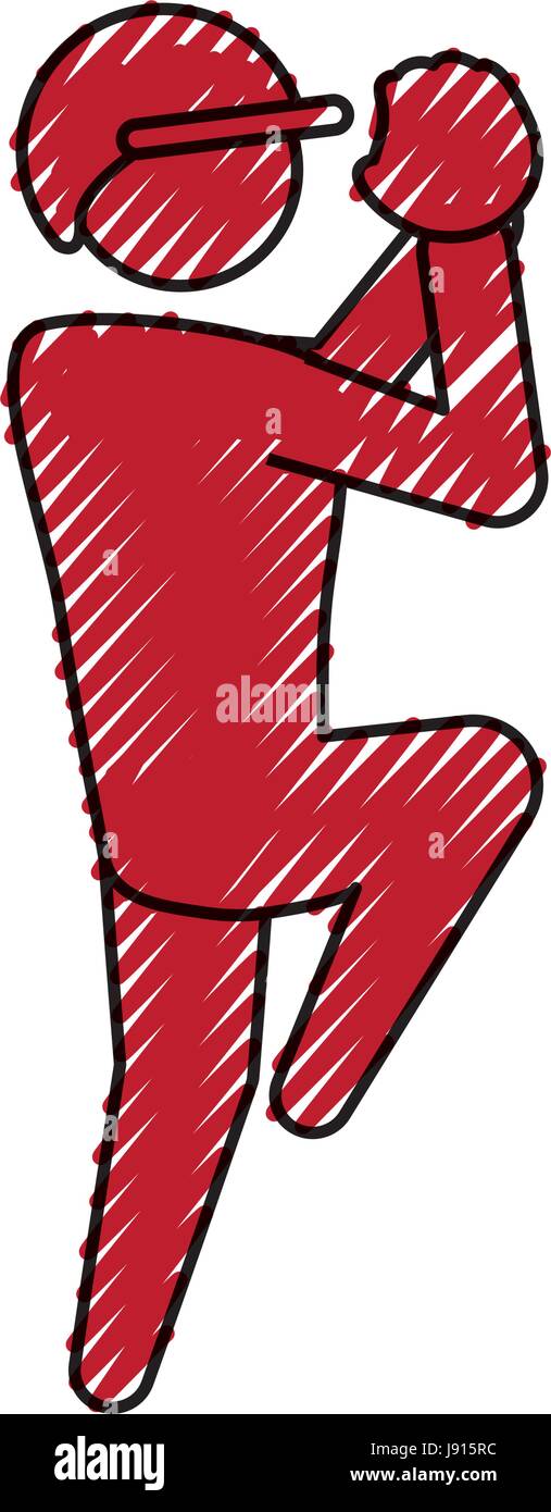 Baseball player pictogram Stock Vector Image & Art - Alamy
