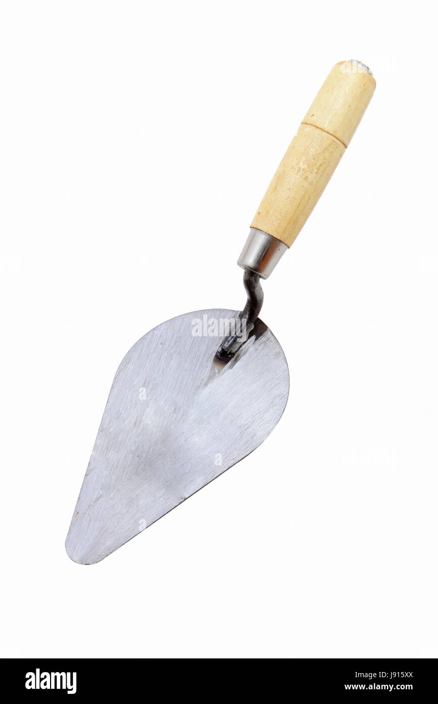 tool, object, isolated, trowel, equipment, lute, construction, tool ...