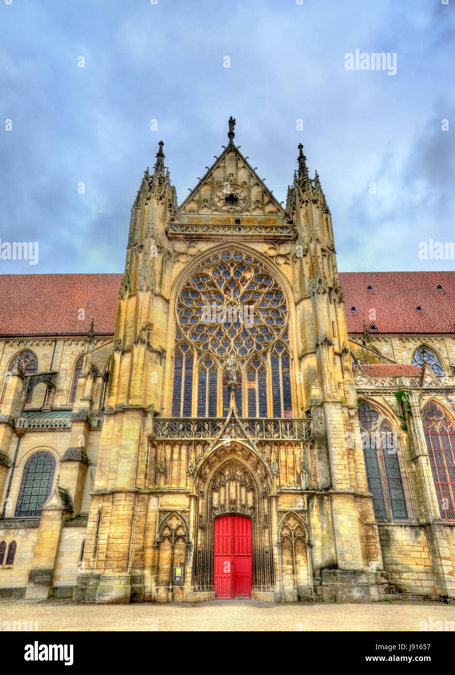 Saint Etienne Cathedral in Sens - France Stock Photo - Alamy