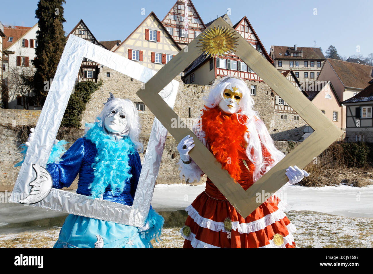 masks, carnival, costumes, picture frame, masquerade, human, human ...