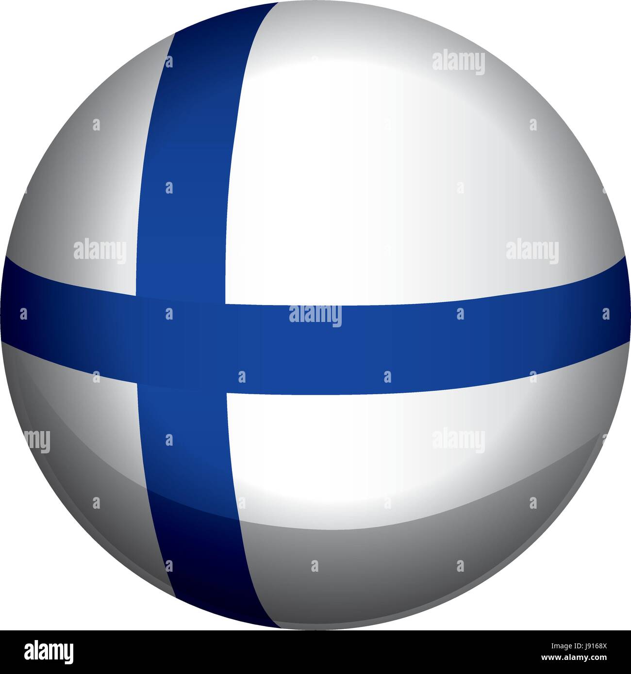Finland flag emblem Stock Vector Image & Art - Alamy