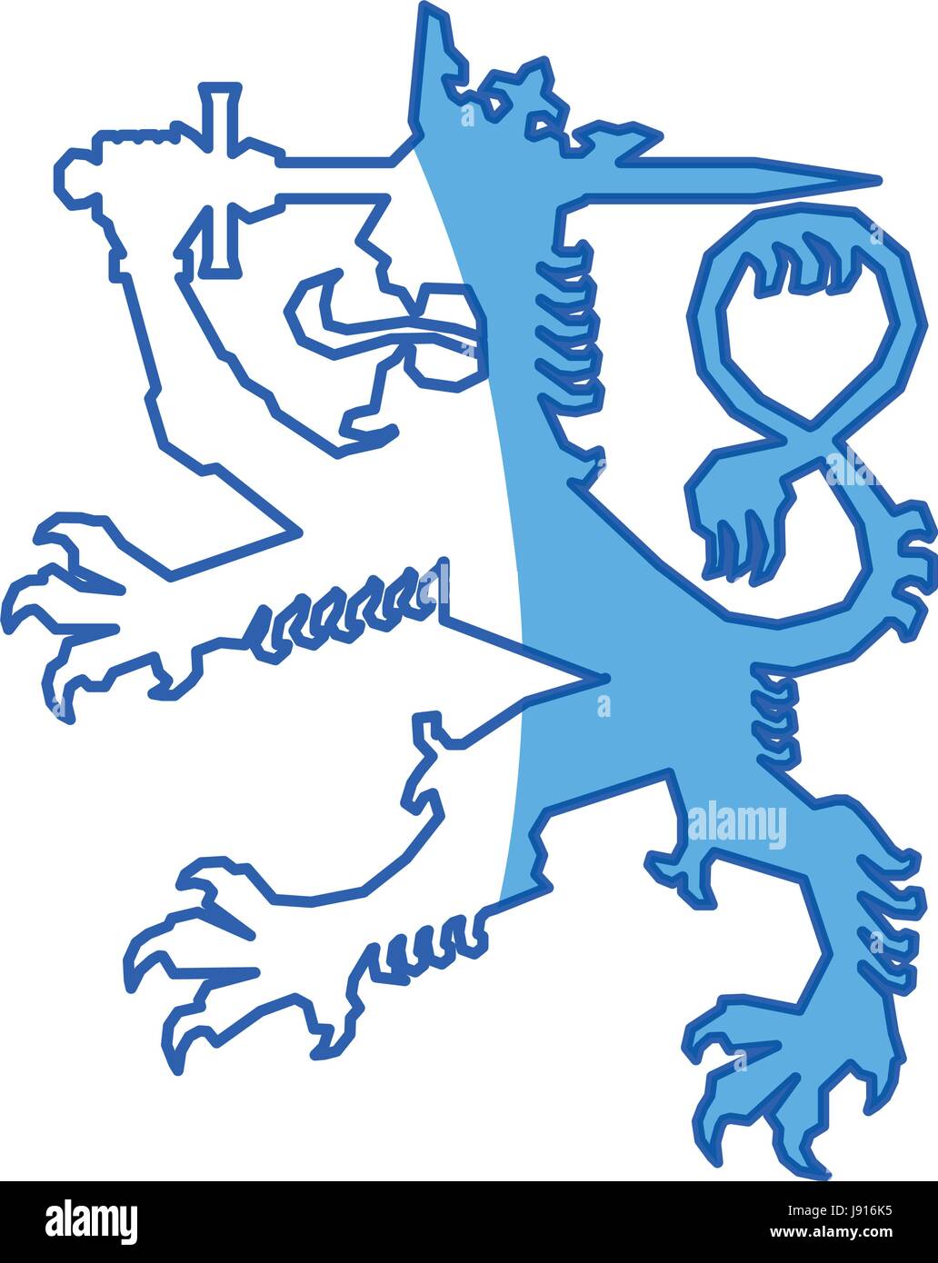 Finland animal symbol Stock Vector Image & Art - Alamy