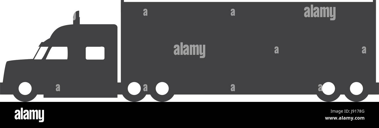 Cargo truck vehicle Stock Vector Image & Art - Alamy