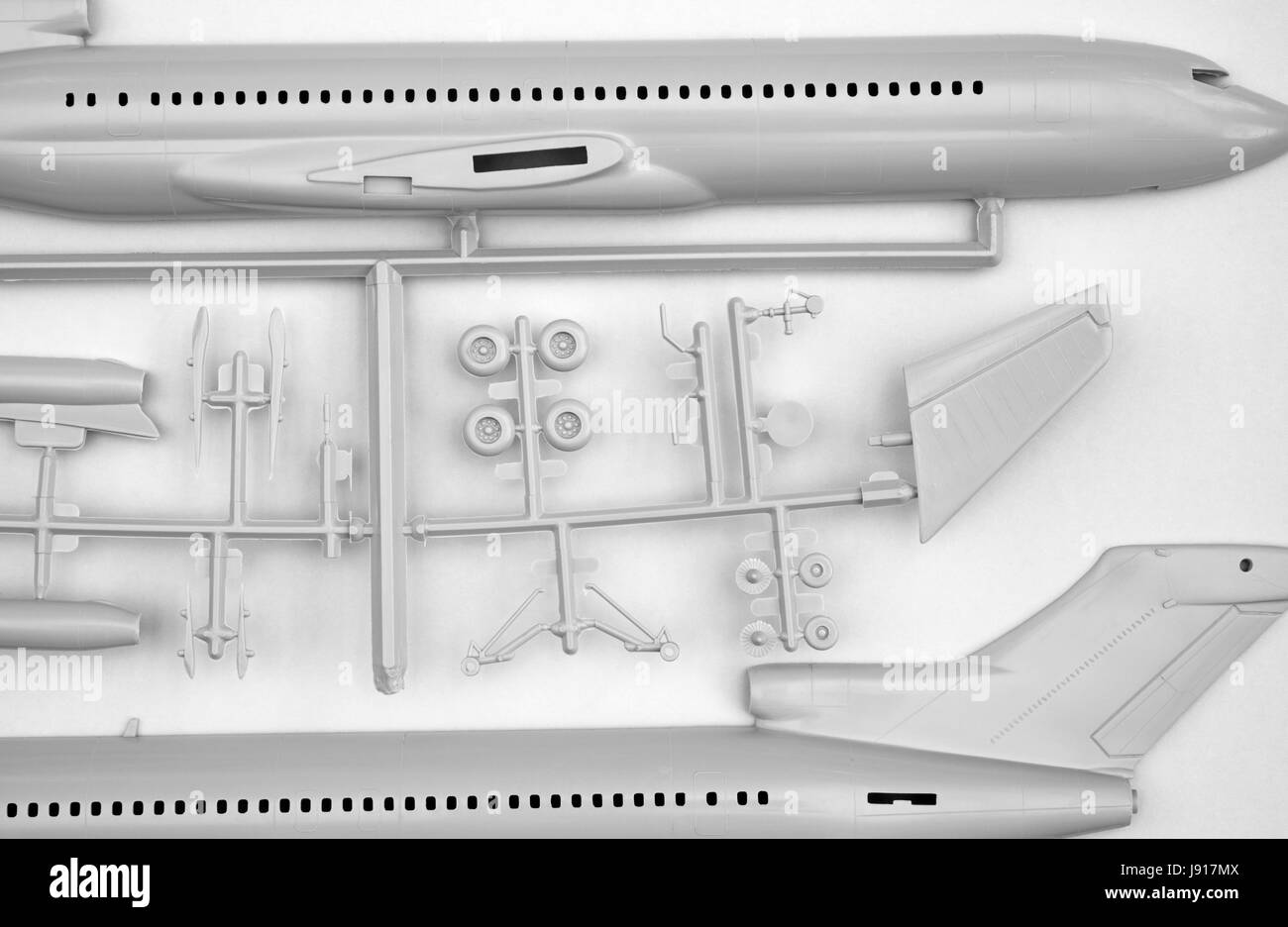 Airfix Boeing 727 airliner model kit Stock Photo - Alamy