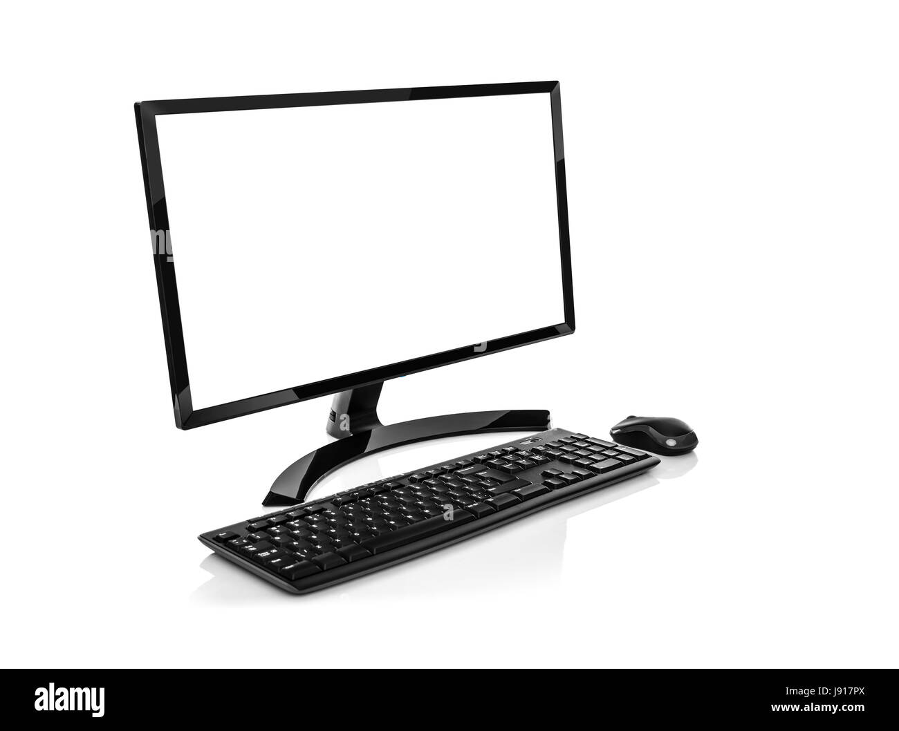 Modern PC computer isolated Stock Photo - Alamy