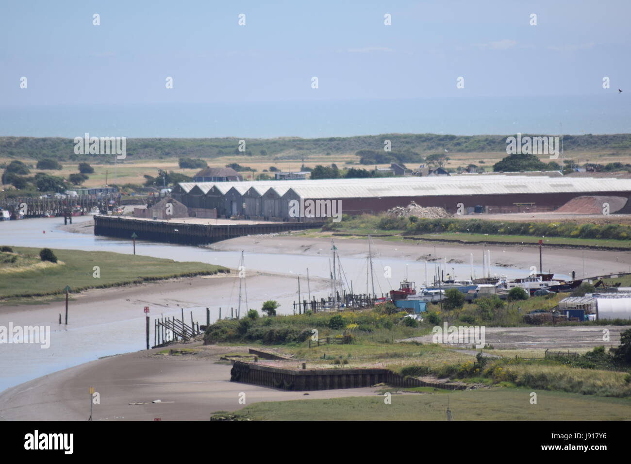 Rye Castle, Church and Camber Sands Stock Photo - Alamy