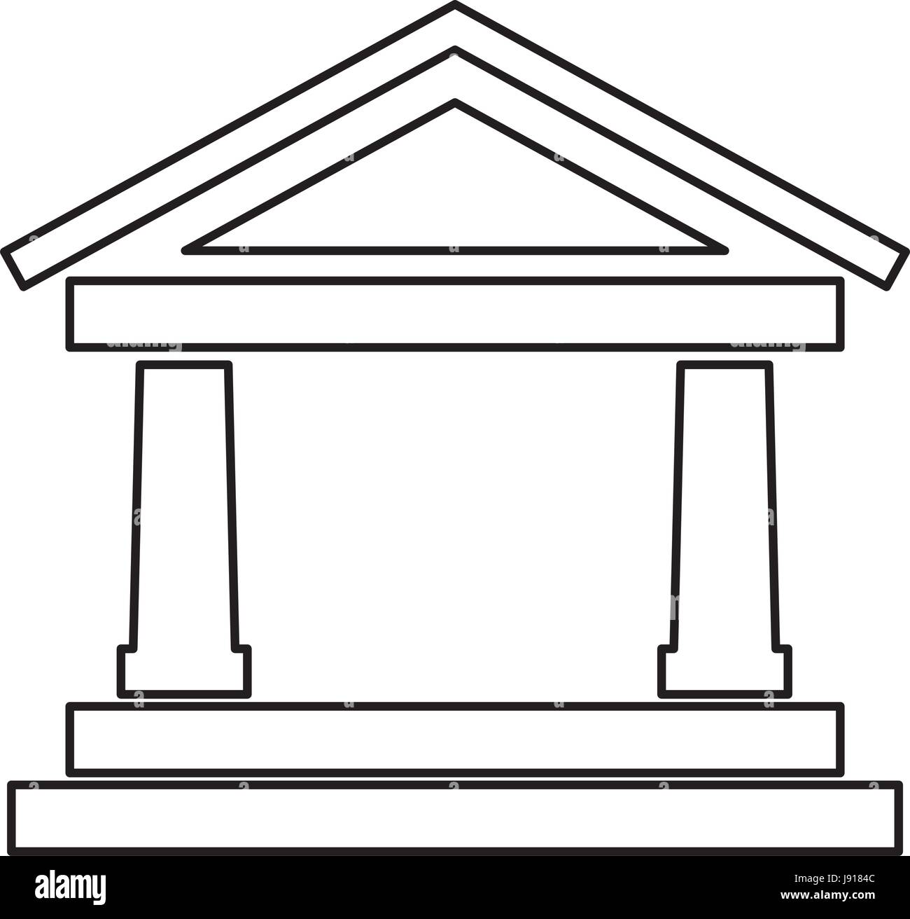 Bank street entrance Stock Vector Images - Alamy