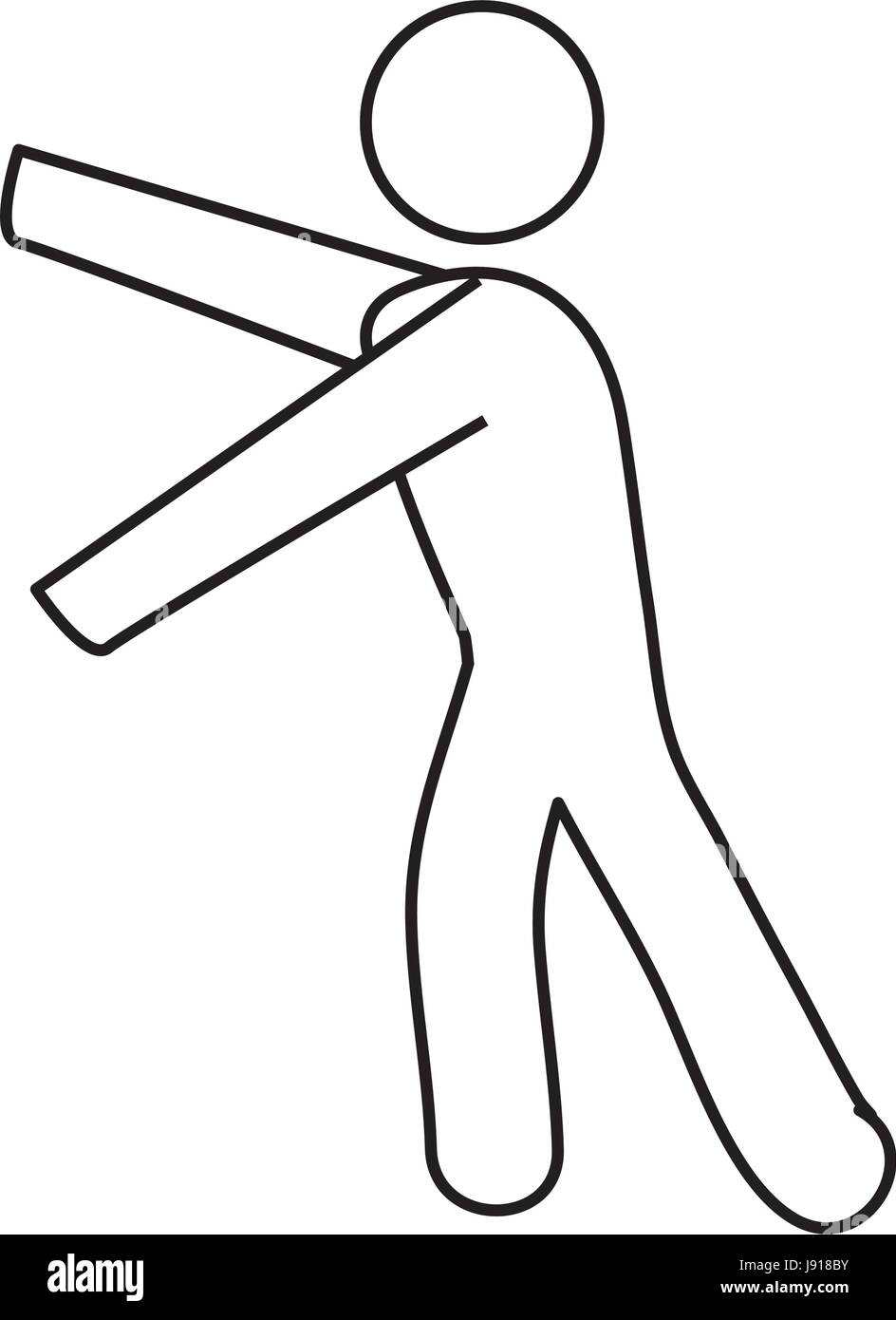 Man pictogram symbol Stock Vector Image & Art - Alamy