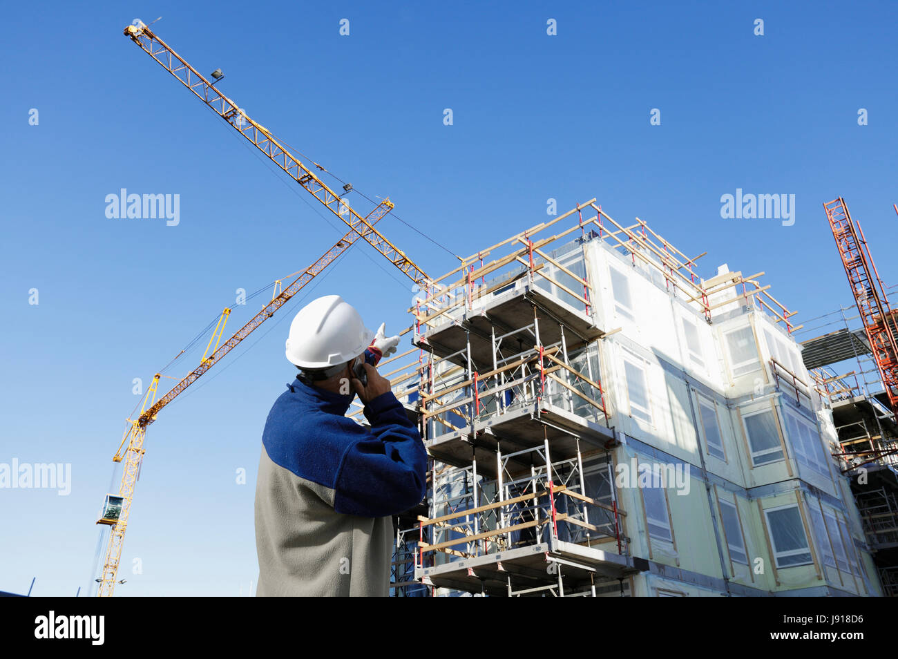 industry, scaffold, scaffolding, scene, location, site, engineer ...