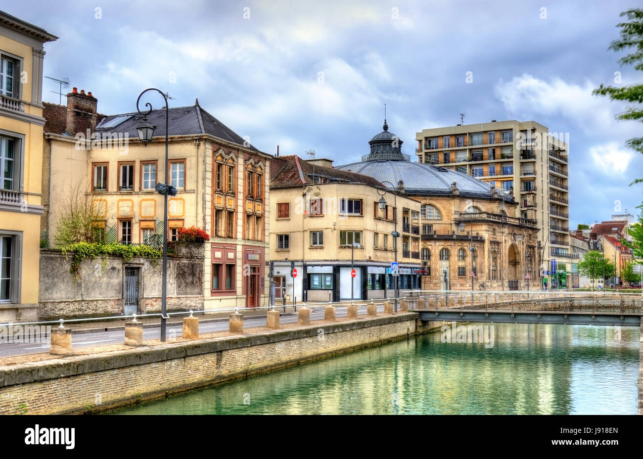 Canal du Trevois in Troyes, France Stock Photo - Alamy