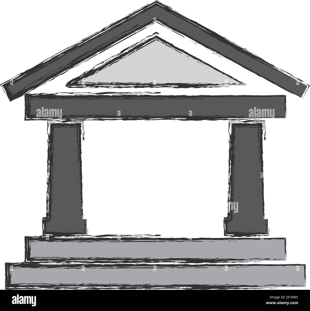 Bank building symbol Stock Vector Image & Art - Alamy