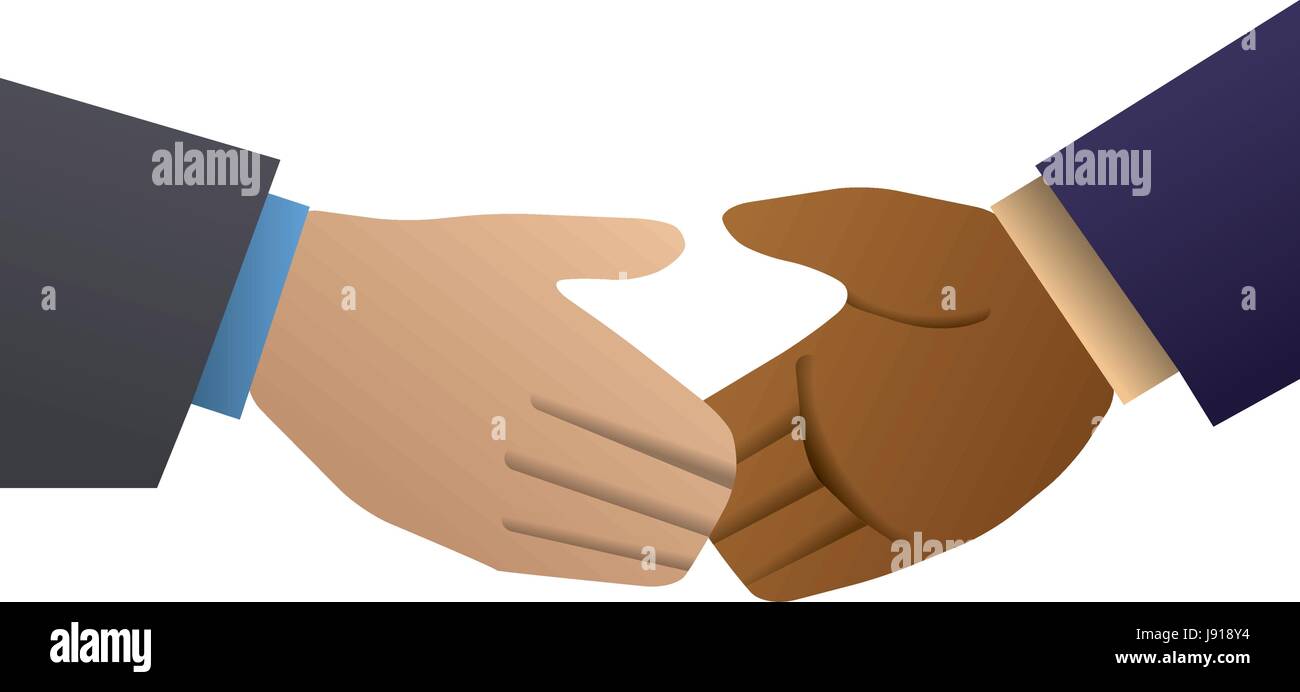 Handshake business symbol Stock Vector Image & Art - Alamy
