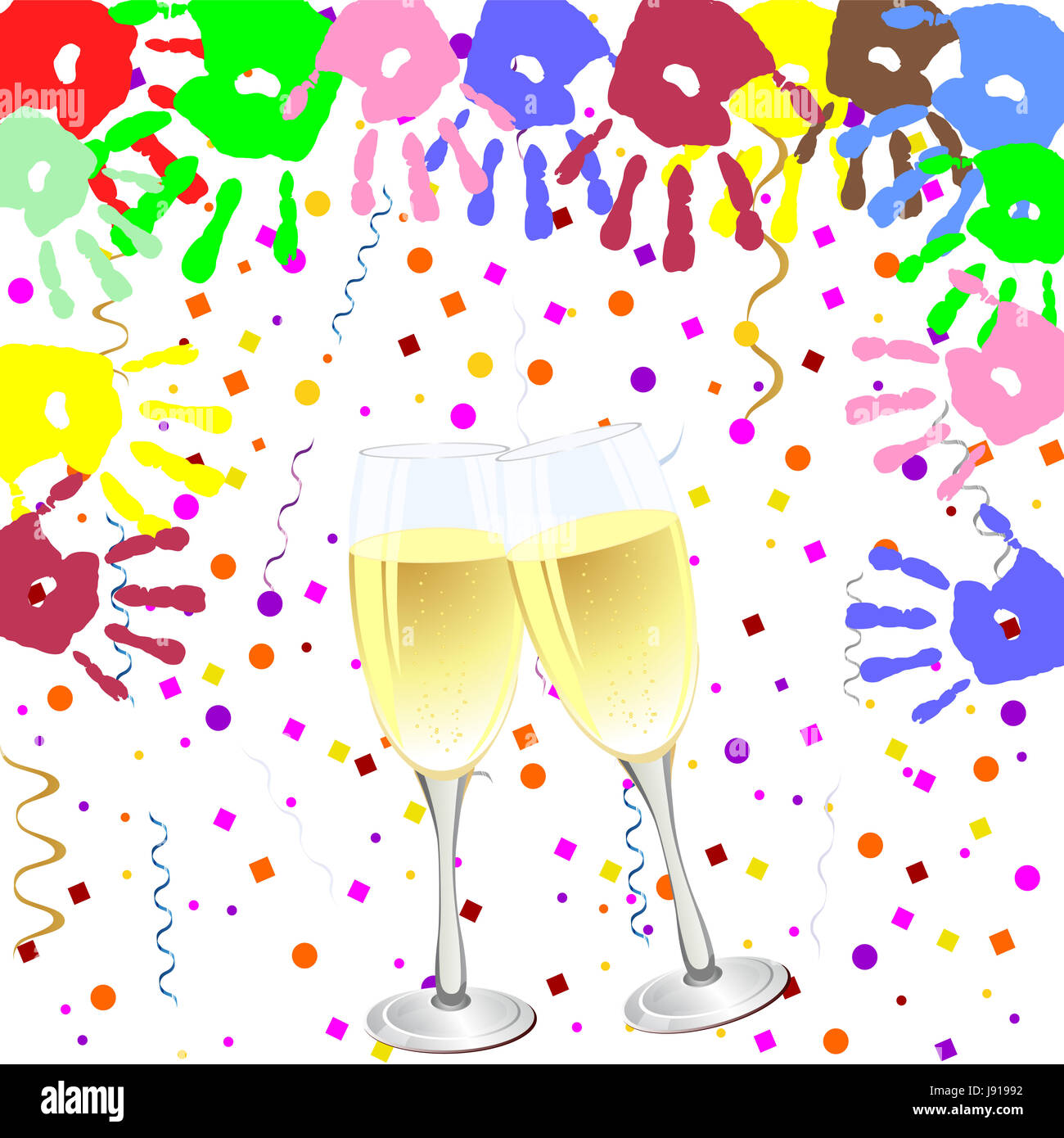 hand, hands, party, celebration, carnival, champagne, silvester, glassy ...