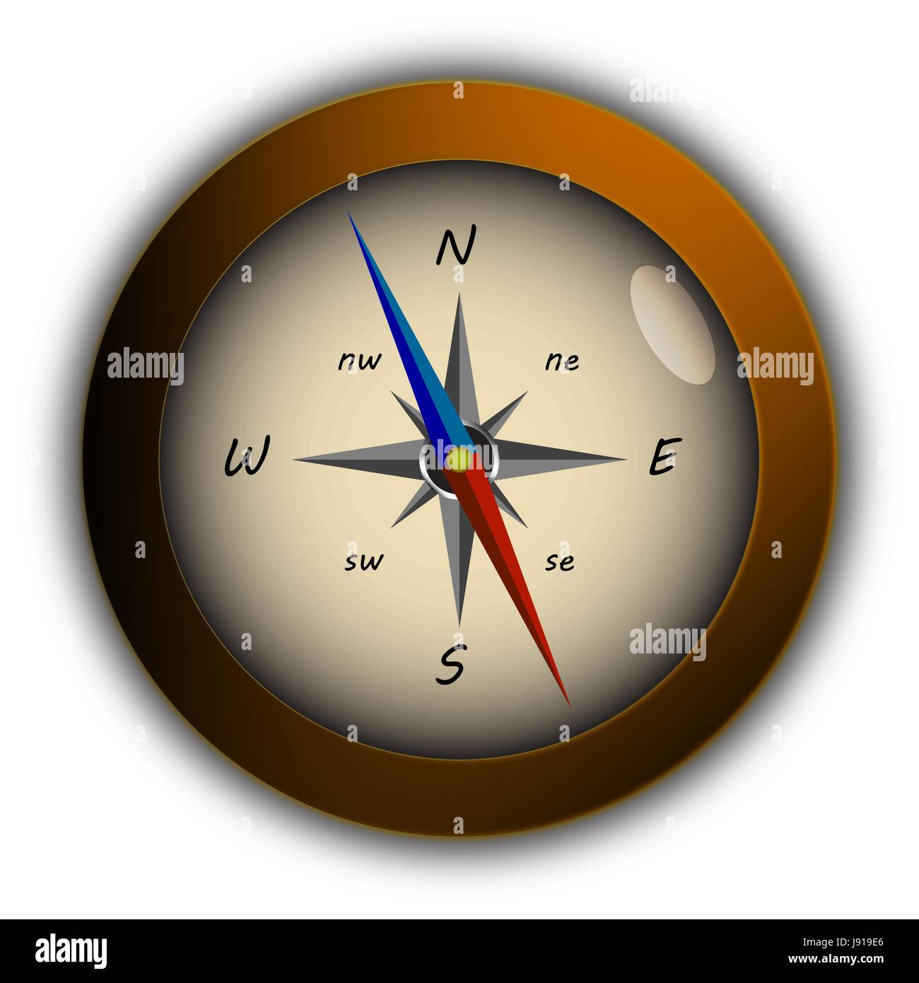 Flat compass , traveler, modern design.vector illustration isolated on ...